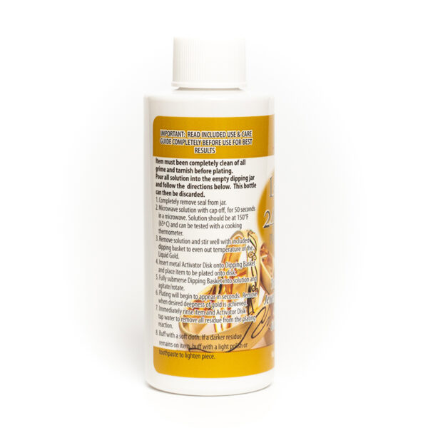 Liquid 24K Gold Plating Refill | Science Solutions LLC