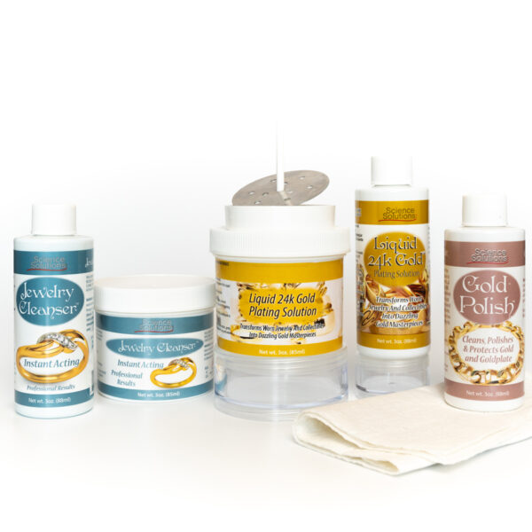 7 pc. Liquid 24K Gold Plating System | Science Solutions LLC
